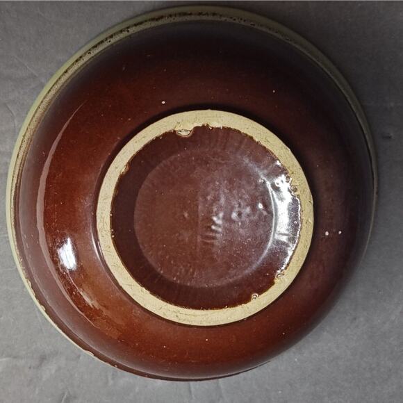 Red Wing Pottery | Dining | Vintage Red Wing Pottery Bowl 8 Brown Teal ...